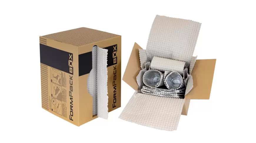 Polsterpapier in Spendebox – FSC®-zertifiziert & platzsparend