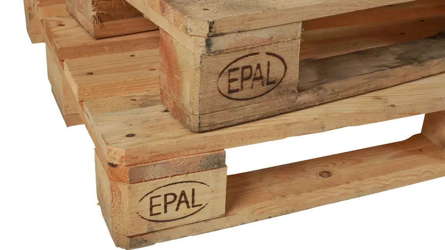 Europalette – 1200 x 800 x 144 mm - für Lager & Transport