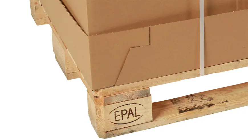 Europalette – 1200 x 800 x 144 mm - für Lager & Transport